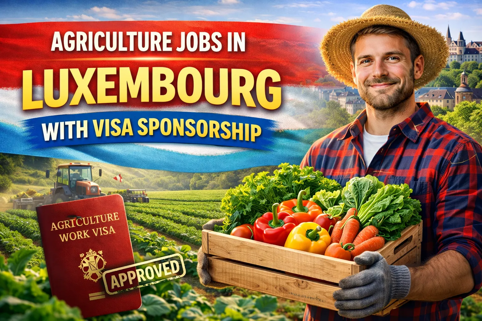 Agriculture Jobs in Luxembourg with Visa Sponsorship 2026
